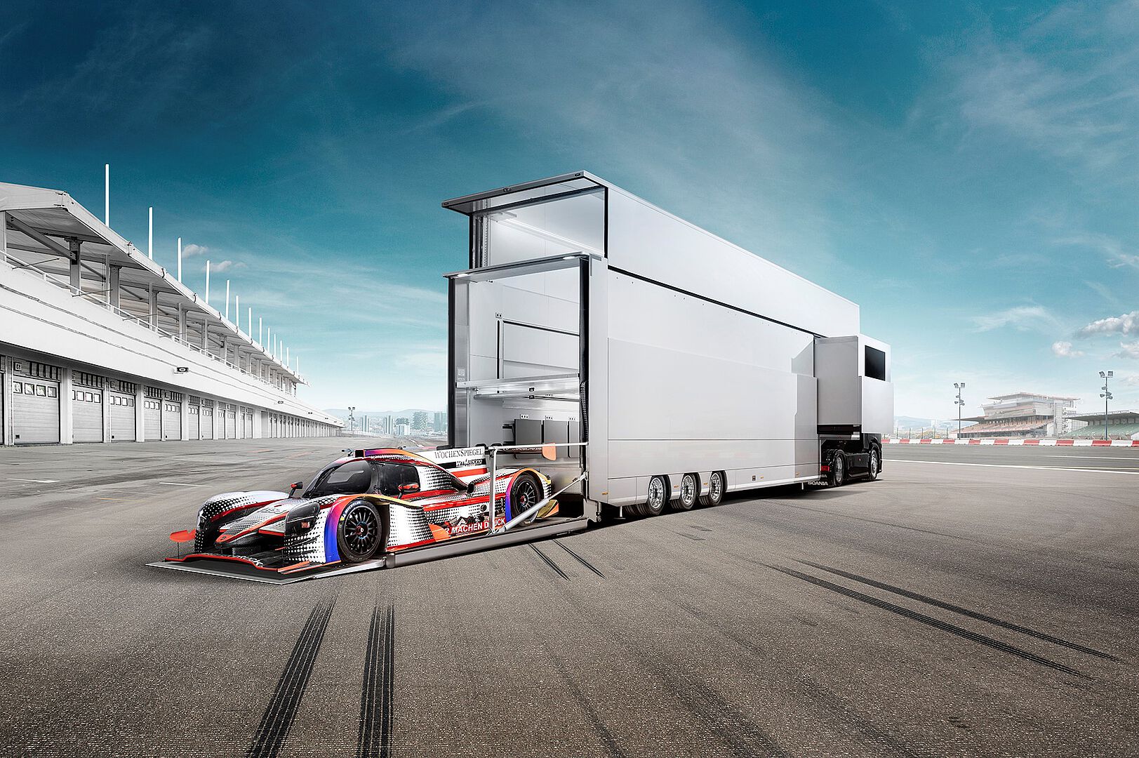 SCHULER SRL 500 in Modell aus dem Motorsport